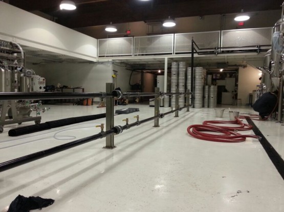 Steel Pipes completed for glycol system - A&D Coastal Plumbing and ...