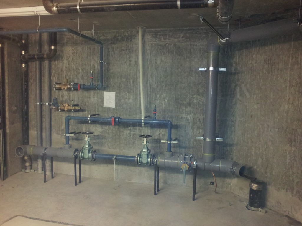 Water Entry Room using Corzan and Aquarise - A&D Coastal Plumbing and ...